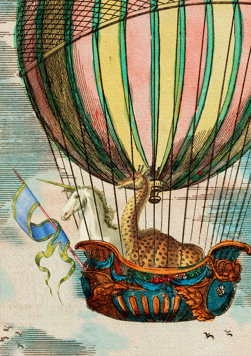 The Adventure Whimsical Blank Greeting Card – Masato Jones