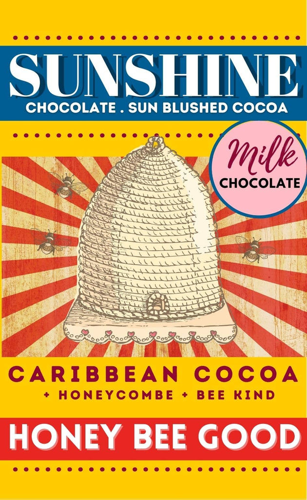 Sunshine Chocolate Honey BEE Good . Milk Chocolate melt bar – Masato Jones