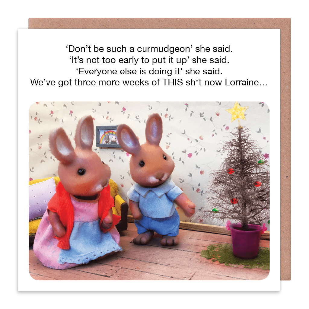 Curmudgeon Christmas Card – Masato Jones